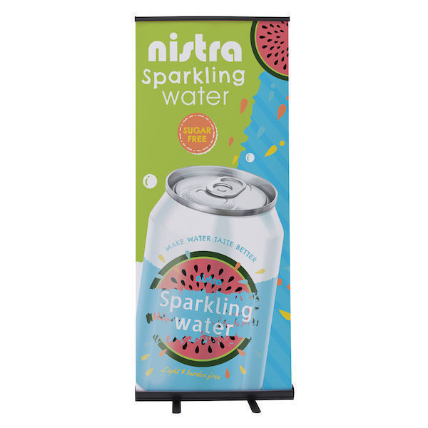 Motistore. Banner Roll Up Premium Personalizable | Carga tu Diseño